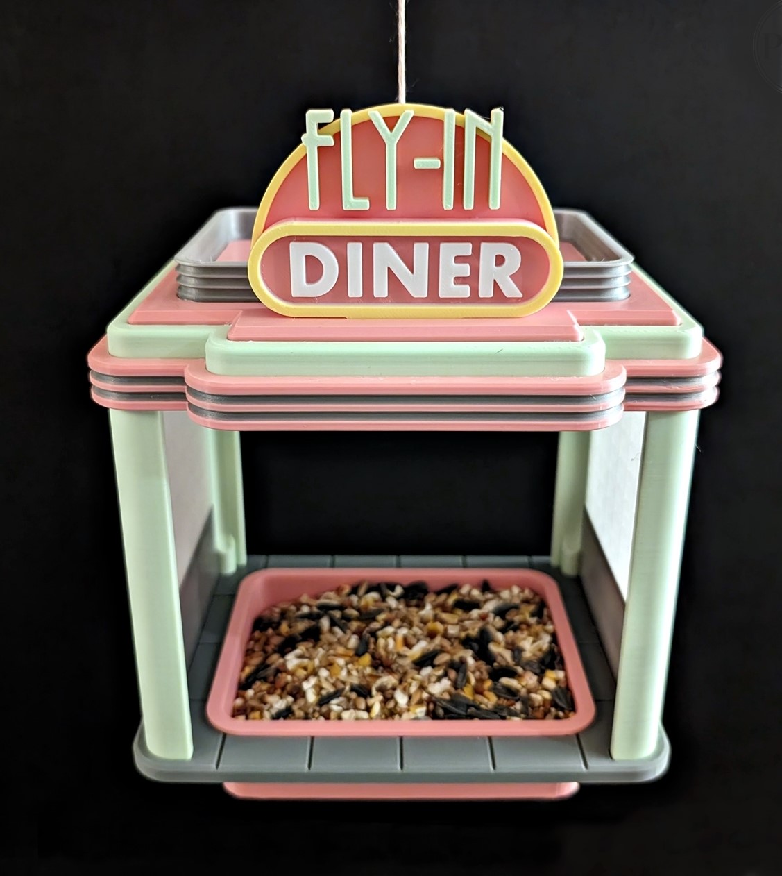 Fly-In Diner Bird Feeder | KD3D Printing